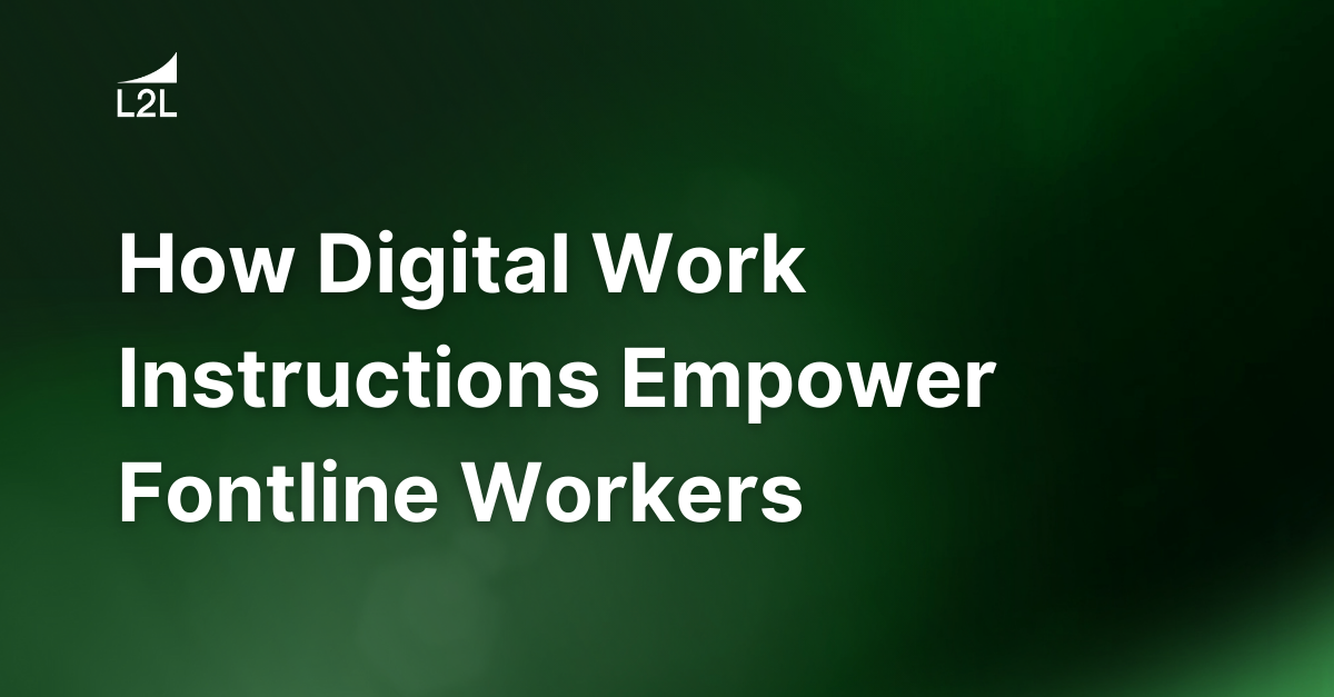How Manufacturing Digital Work Instructions Improve Productivity